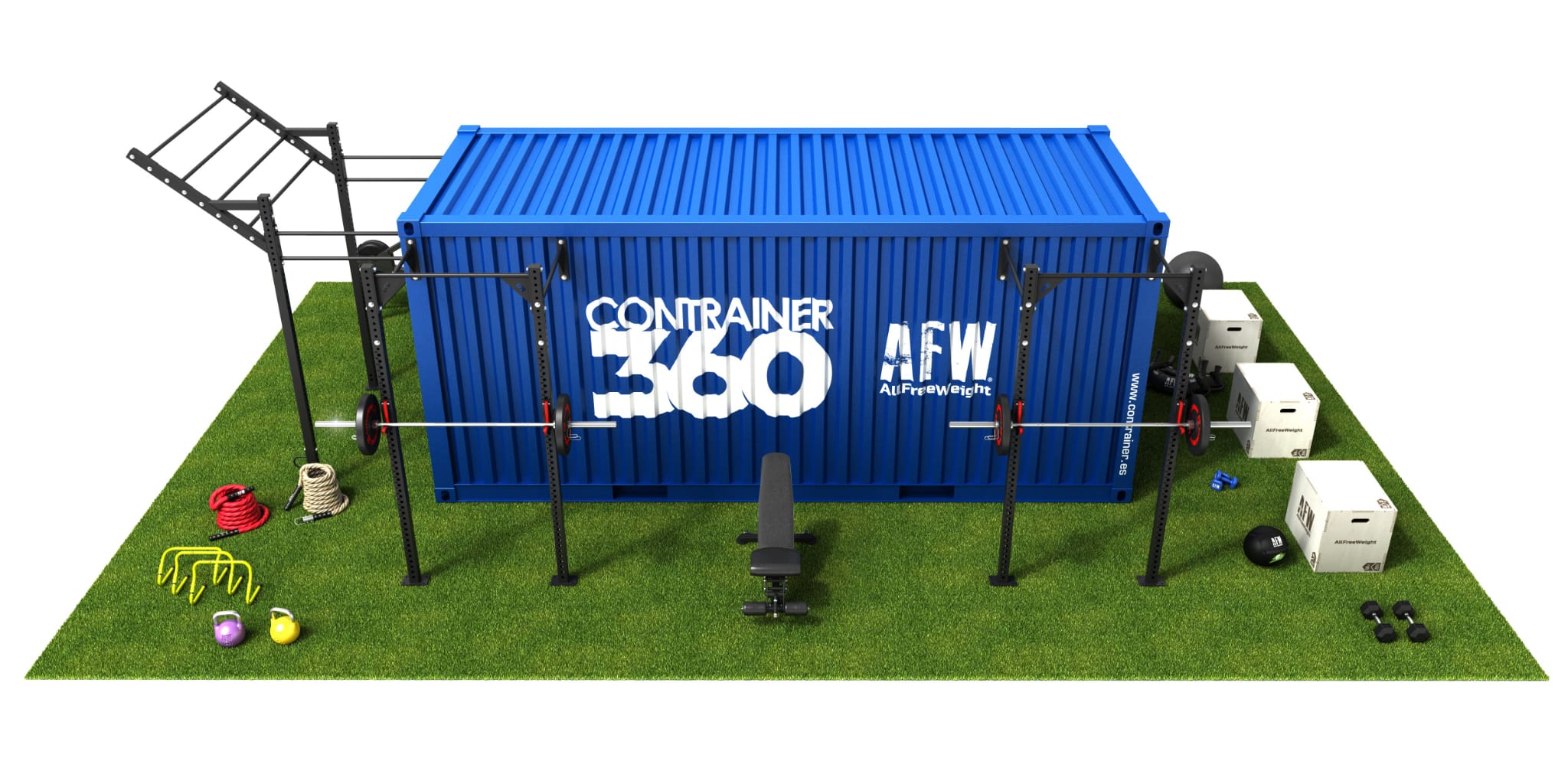 Alianza estratégica entre AllFreeWeight y Contrainer 360 | Etenon Fitness